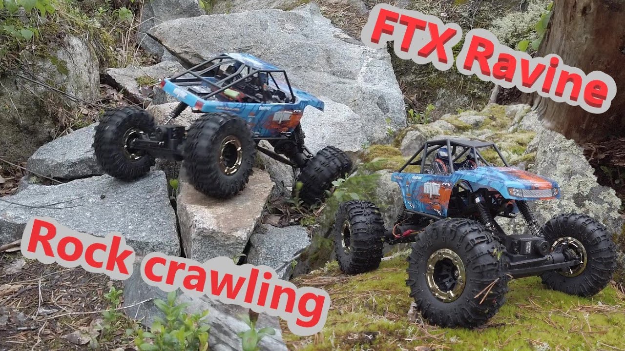 Cheap RC crawler FTX Ravine takes on tough Finnish terrain - YouTube