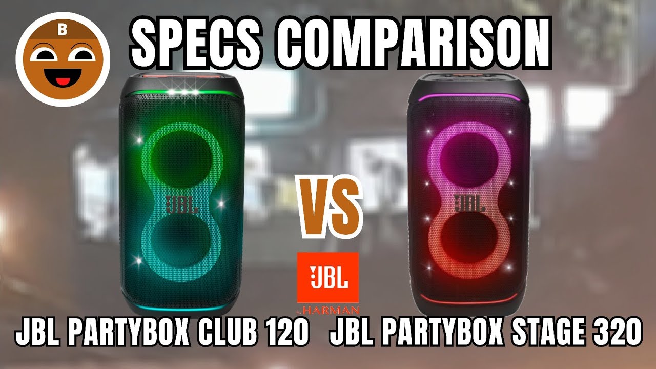 JBL PARTYBOX CLUB 120 vs JBL PARTYBOX STAGE 320 Specs Comparison ...