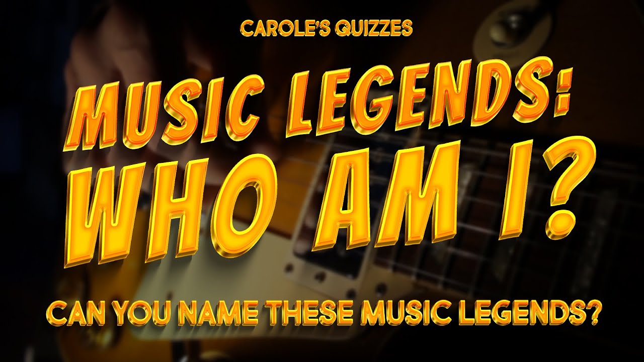 Who Am I? Can You Name These 20 LEGENDS Of Music? - YouTube