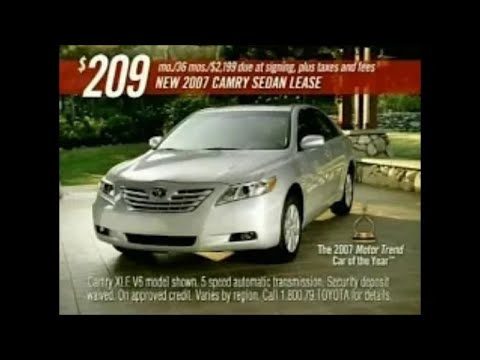 (USA) 2007 Toyota Camry Commercial 02 - YouTube