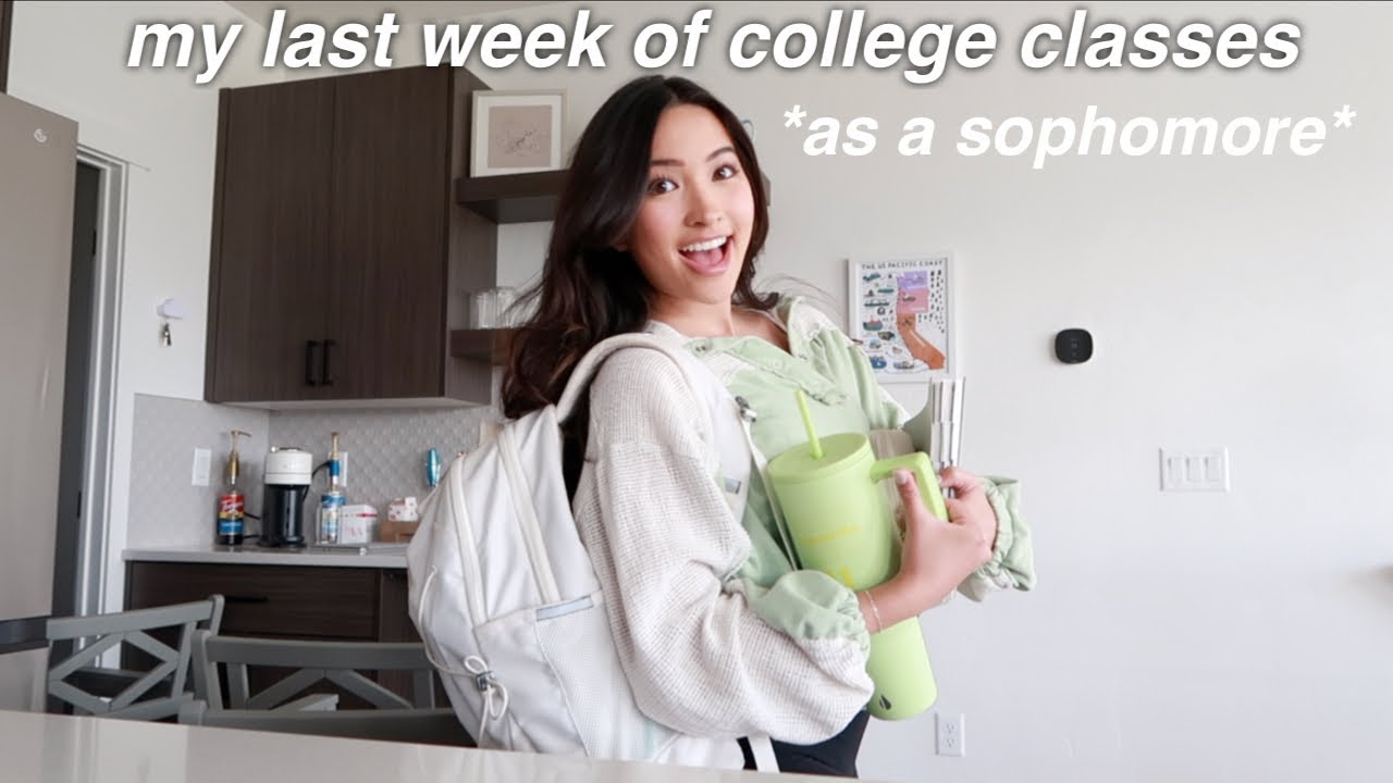 last week of classes as a sophomore in college - YouTube