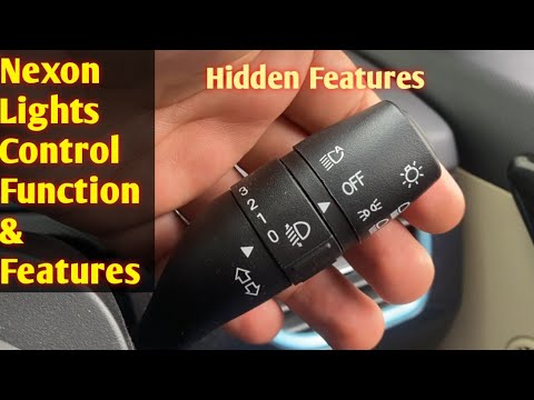 Tata Nexon All Lights Control Functions Demo | Tata Nexon Headlamps ...