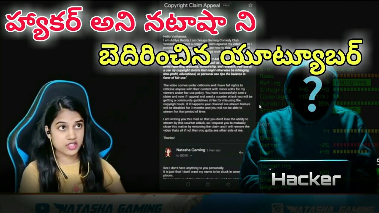 Natasha Threatened By Co- Youtuber | Natasha Threatened By Hacker - YouTube