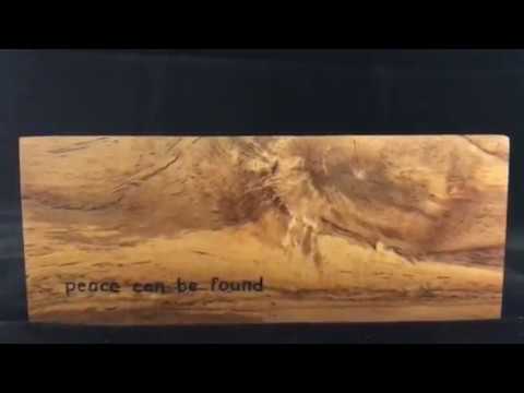 Pyrography art: "Peace in Storm" - YouTube