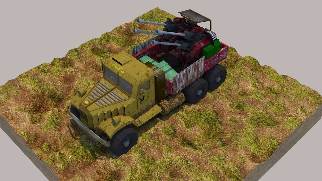 C&C Generals Quad Cannon Tactical characteristics - YouTube