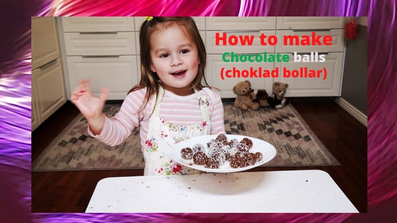 How to make chocolate balls (choklad bollar) by Matilda - YouTube