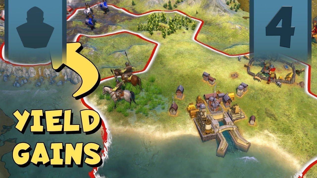 Yield Gains! - Civilization 6 Deity Rough Rider Teddy Part 4 - YouTube