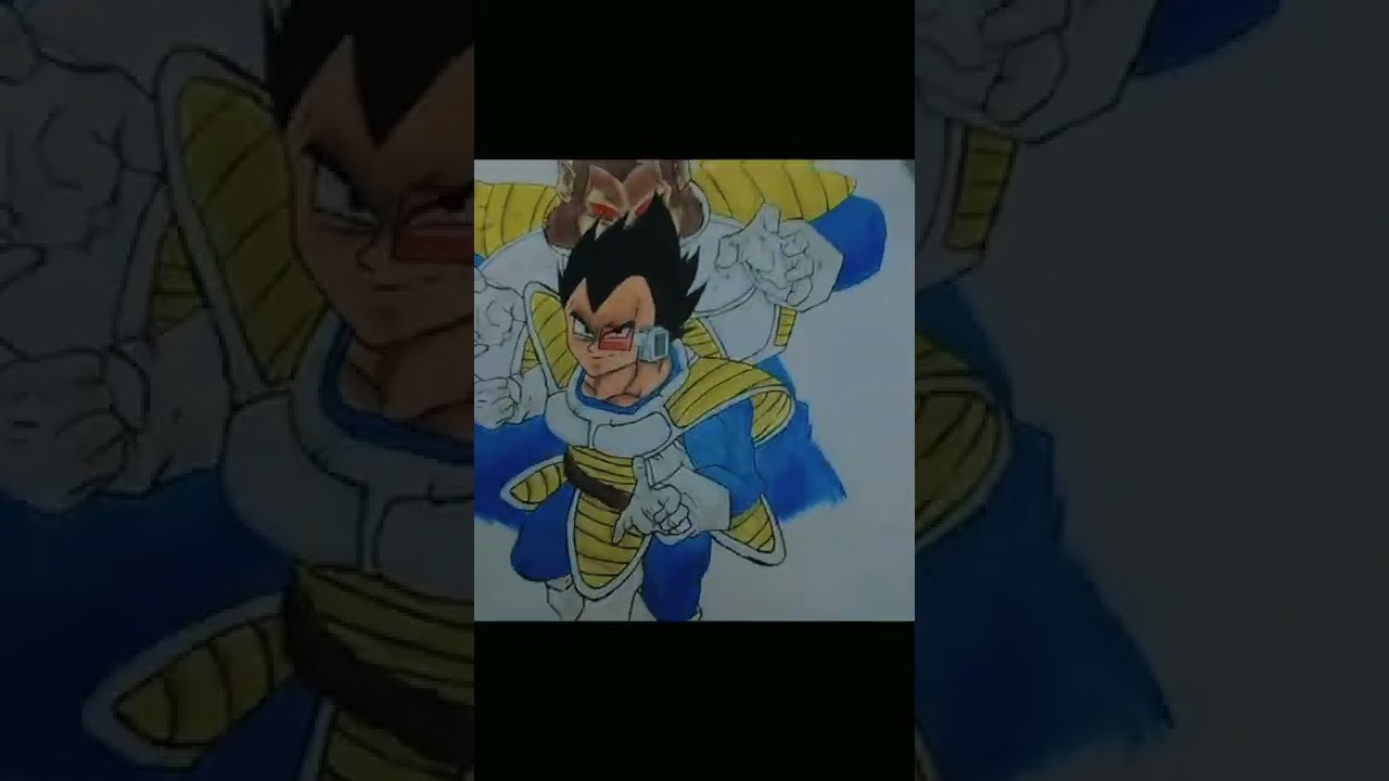 Drawing Vegeta Scouter - YouTube
