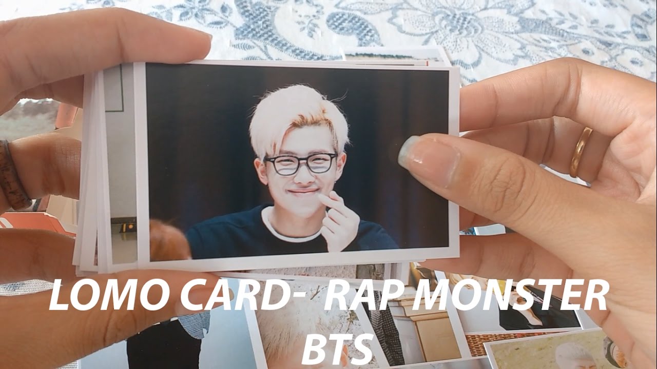 [KPOP] Lomo Card Rap Monster - BTS - YouTube