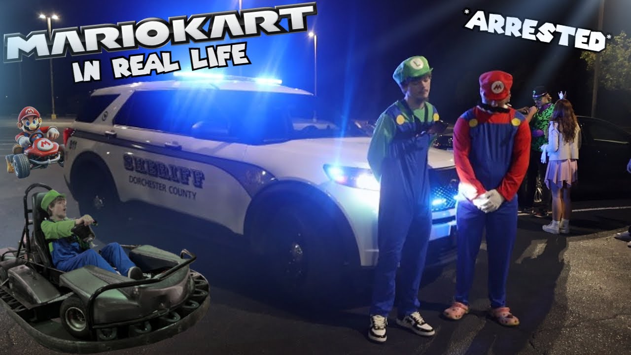 Mario Kart in REAL LIFE... Gone Wrong! - YouTube