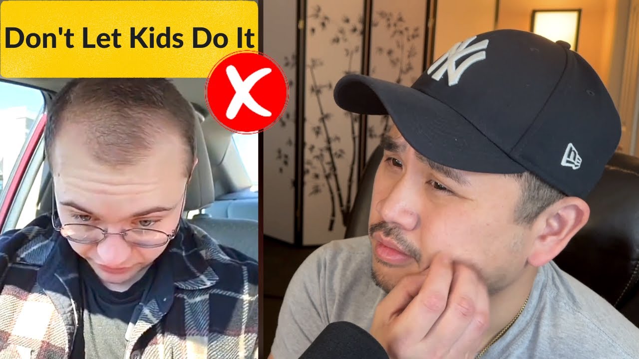 Girl Turns into Middle Age Man - Transition Horror - YouTube