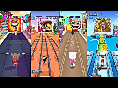 Jake 🆚 Tom 🆚 Temple Runner 🆚 The Explorer ⚡ Run Battle Begins! - YouTube
