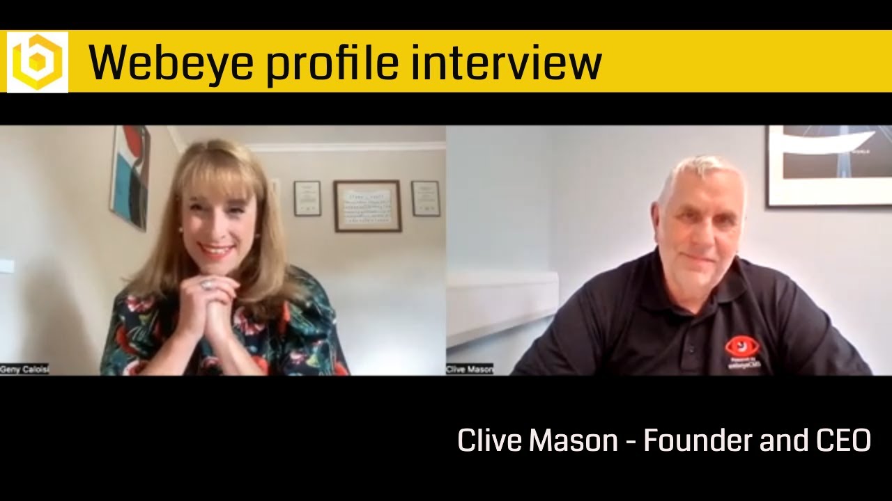 Webeye Profile with Clive Mason - YouTube