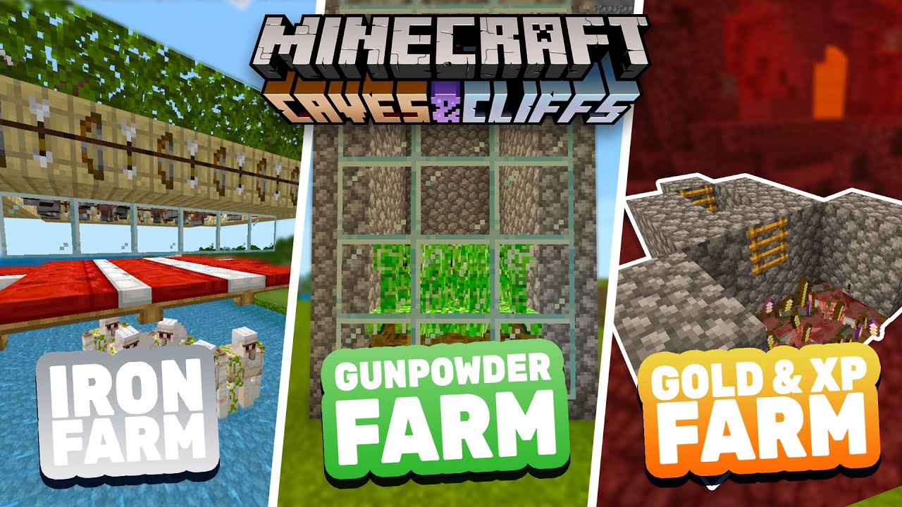 Minecraft Bedrock: Easiest Beginner Friendly Farms 1.18+ ! || (PE, PS4, Xbox, Switch, Windows 10 ...