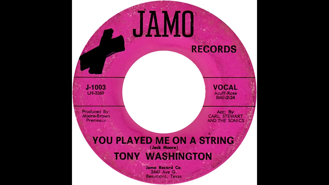 TONY WASHINGTON YOU PLAYED ME ON A STRING - YouTube