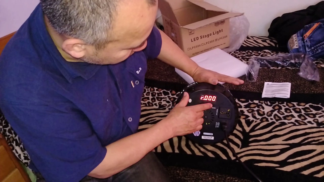 TUTORIAL PAR LEDS BIG DIPPER LPC 006 CON LUZ ULTRAVIOLETA - YouTube