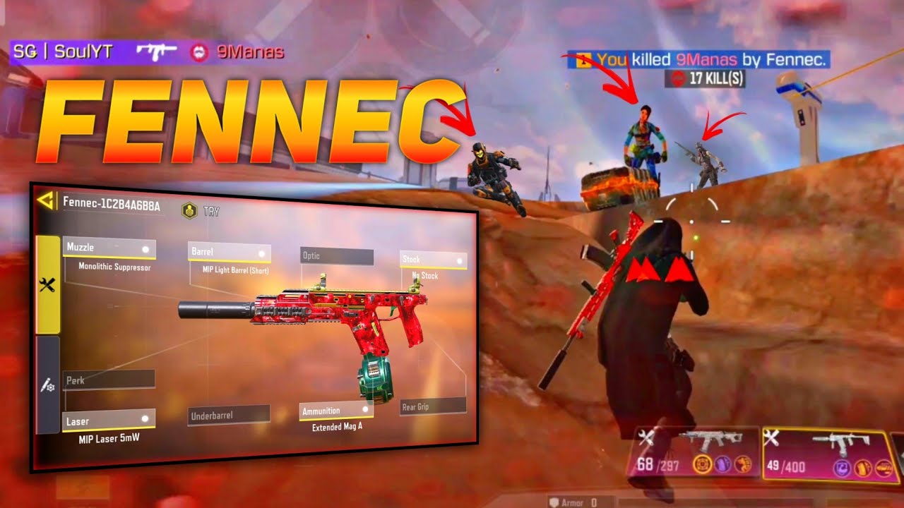 OP FENNEC is BACK in ACTION | BEST FENNEC GUNSMITH in COD Mobile ! - YouTube