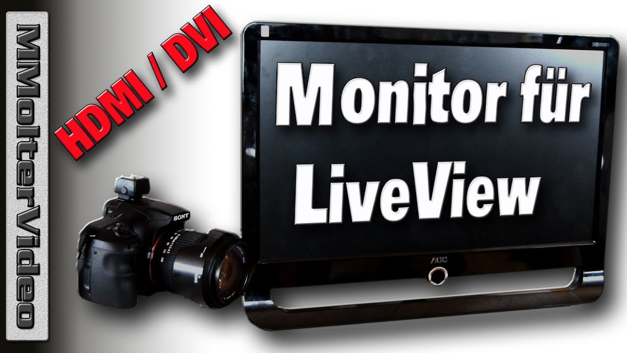Günstiger HDMI Monitor für DSLR & Video Kameras - Live-View Monitor ...