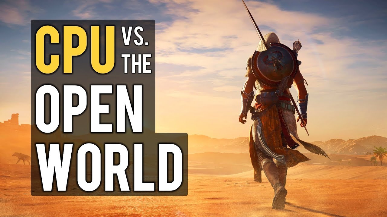 High CPU Usage in Open World Games - YouTube