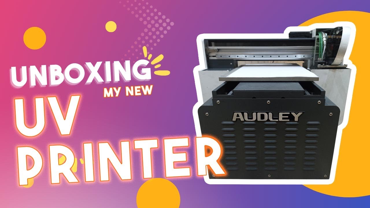 Watch the Unboxing of My UV Printer: With First Print - YouTube