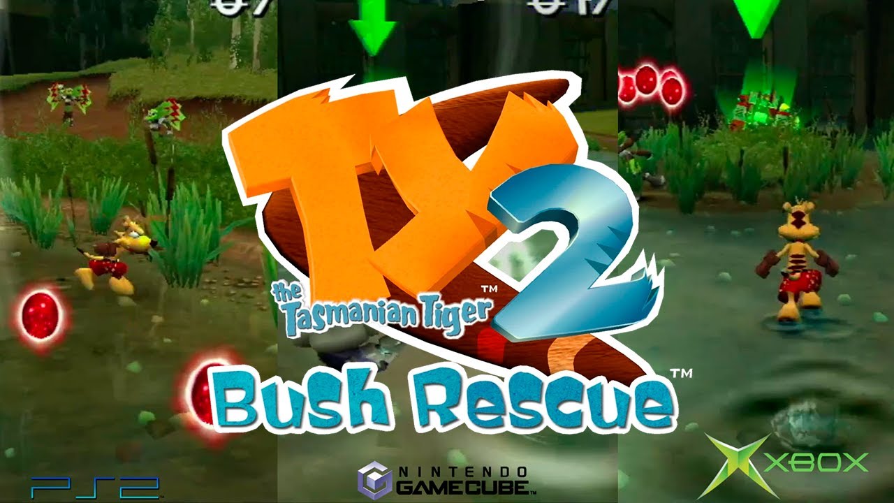 Ty the Tasmanian Tiger 2: Bush Rescue - PS2 vs GameCube vs Xbox - YouTube