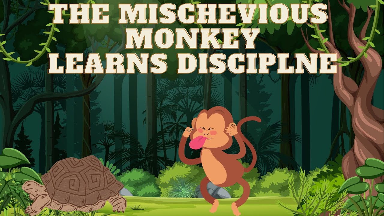 Story on teaching discipline to kids - Mischievous monkey learns discipline l story for kids ...