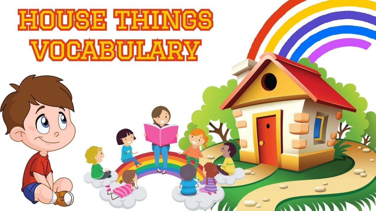 house things vocabulary|House items vocabulary|Kids videos for kids ...