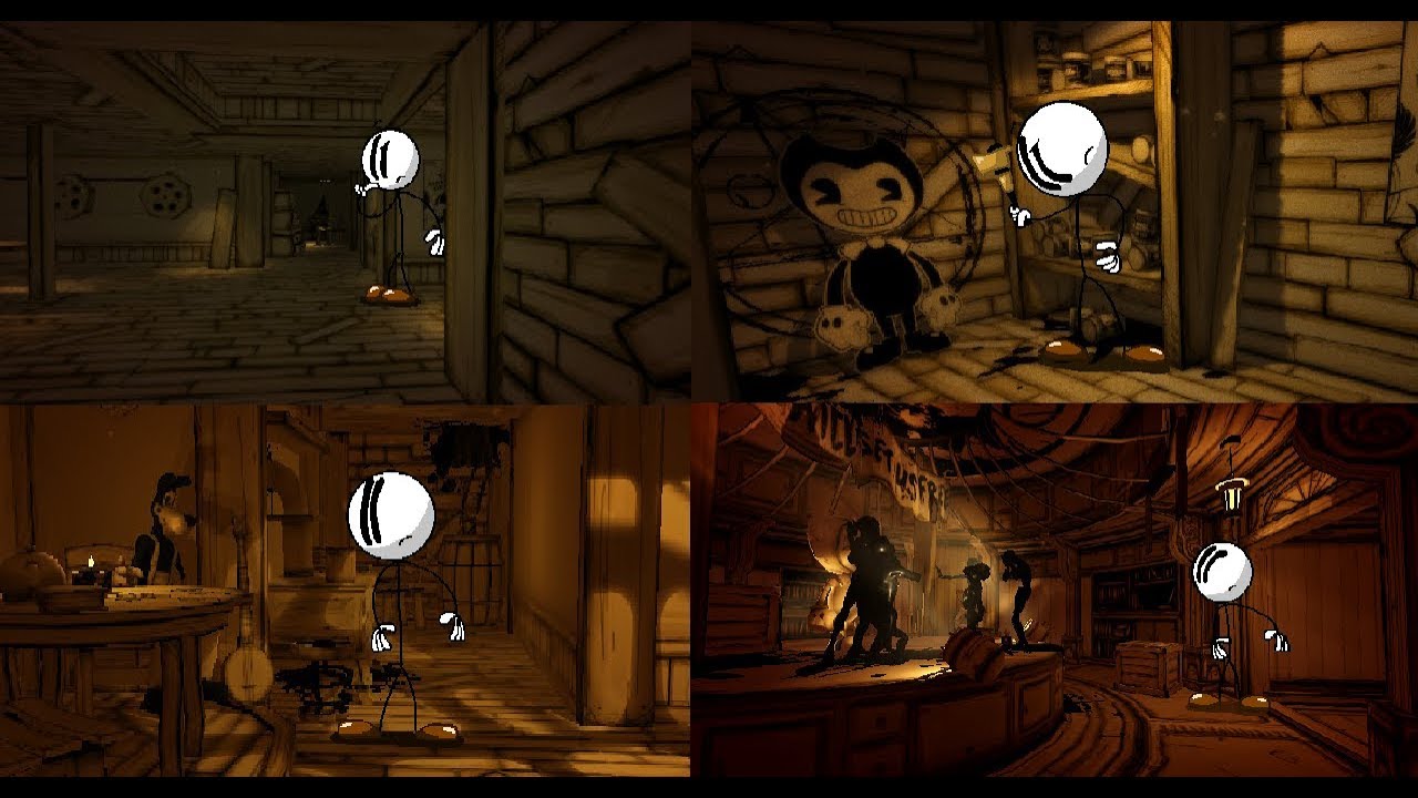 If Henry Stickmin Was In Bendy And The Ink Machine Chapters 1-4 ...