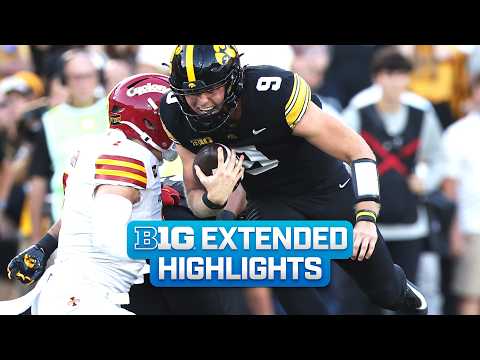 Iowa State at Iowa | EXTENDED HIGHLIGHTS | Big Ten Football | 9/12/2026