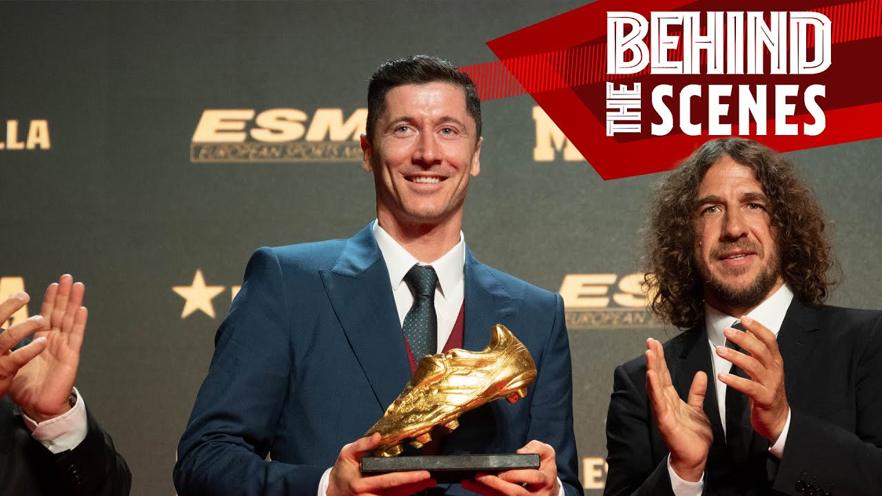 INSIDE VIEW I LEWANDOWSKI RECEIVES GOLDEN SHOE 2022 🏆💙 ️ - YouTube