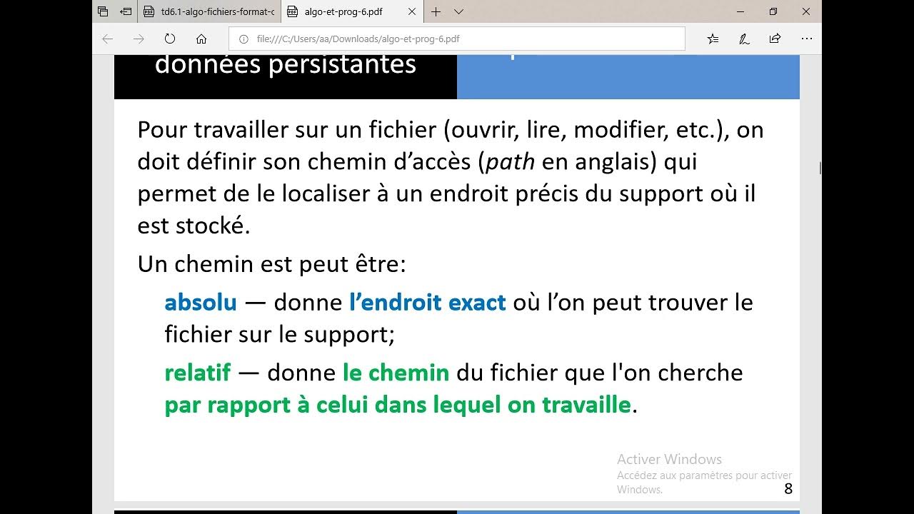 cours en python sur les fichiers (csv, json, xml) création et ...
