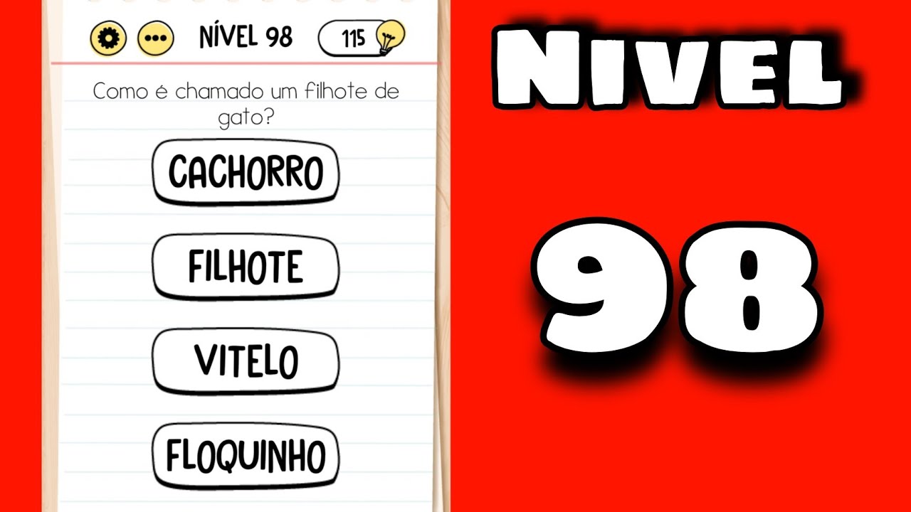 BRAIN TEST NÍVEL 98 EM PORTUGUÊS - YouTube