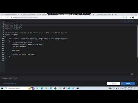 2000 | Codechef | Starters 97 | Solution Code. - YouTube