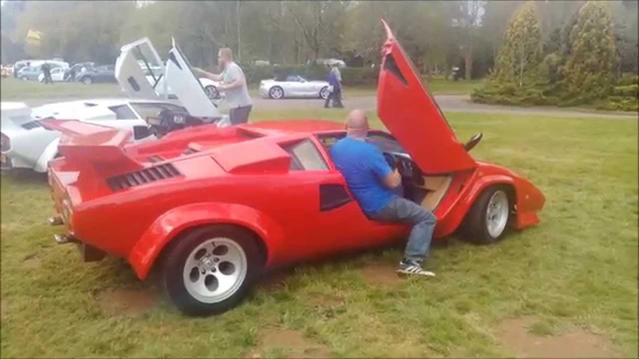 Stoneleigh Kit Car show 2015 Lamborghini stand - YouTube