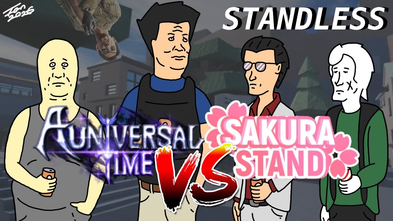 [AUT VS. SAKURA STAND] STANDLESS SHOWCASE + ABILITY COMPARISON - YouTube