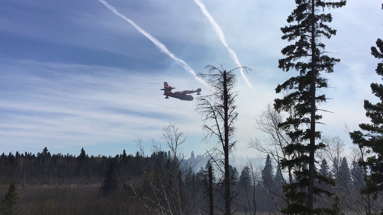 Fire on riverbank Happy Valley - Goose Bay. - YouTube