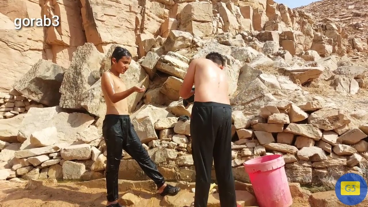 bathing the children of nomad_the nomadic lifestyle of iran - YouTube