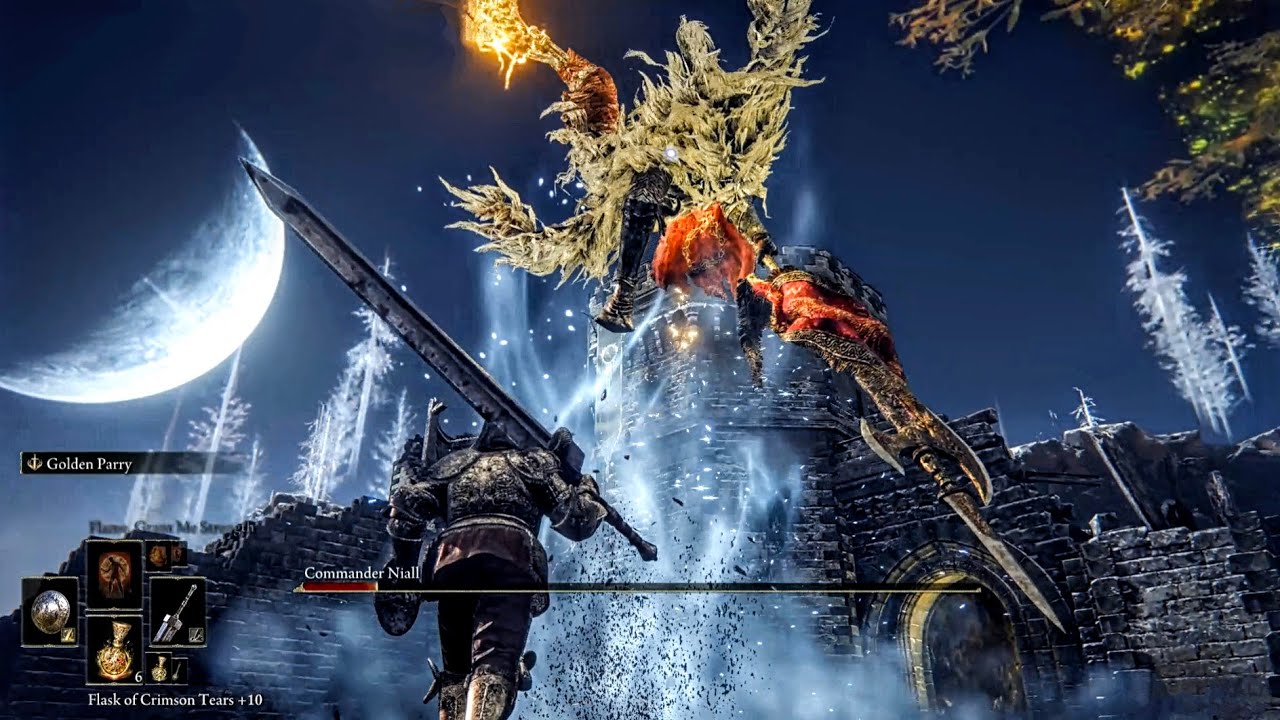 ELDEN RING - Commander Niall; Castle Sol Bossfight - YouTube