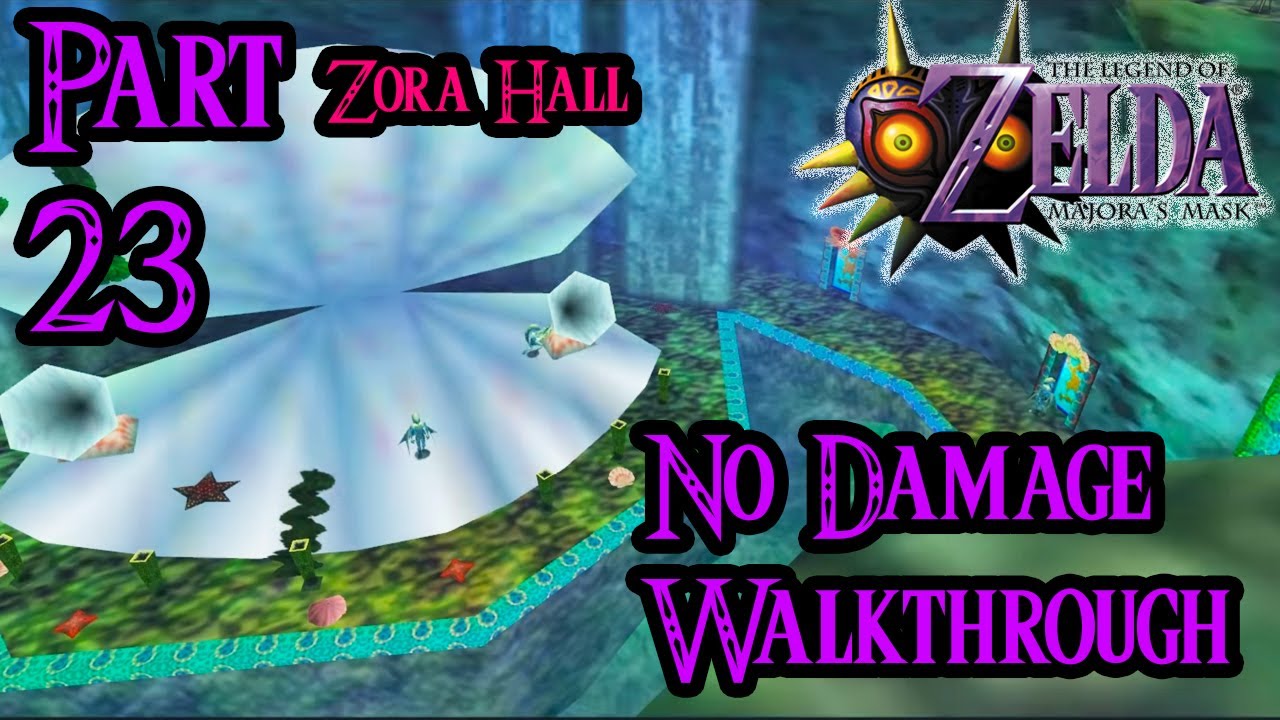 Zelda Majora's Mask 100% Walkthrough Widescreen HD Part 23 - Zora Hall ...