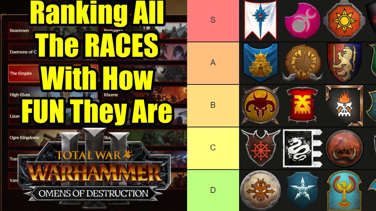 Ranking All The Races By How FUN They Are - Total War Warhammer 3 ...