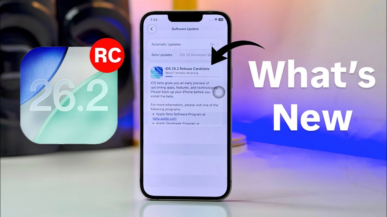 iOS 26.2 RC Update Released - What’s New iOS 26.2 RC - Final Features ...