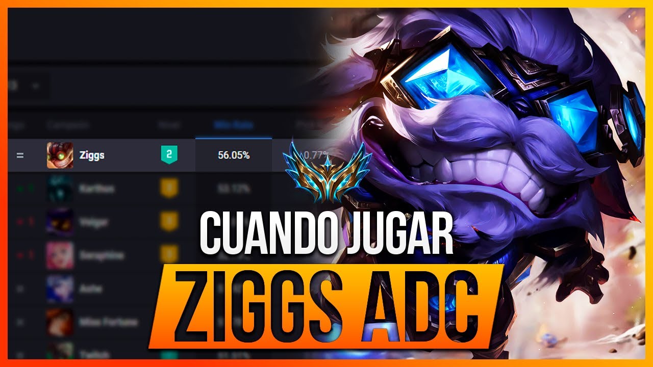EL MEJOR ADC DEL PARCHE ES....UN MAGO??? ZIGGS ESTA ROTISIMO Y ES SUPER ...