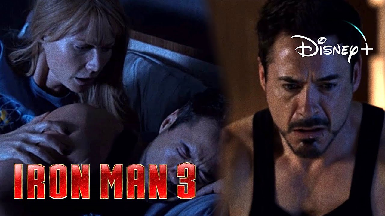 Iron-Man 3 | Tony’s Nightmare - Mark 42 Attacks Pepper Scene | Disney+ ...