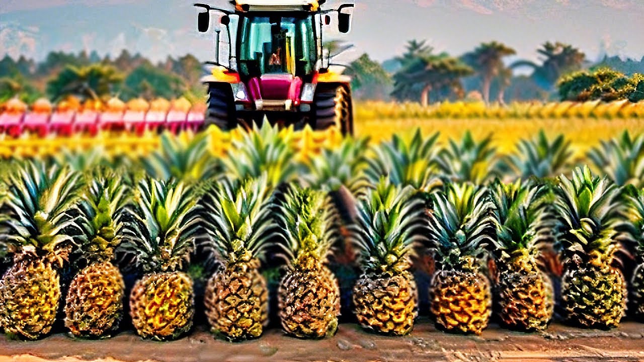 COMO se PRODUCEN las PIÑAS más DELICIOSAS del MUNDO🍍| Como se PROCESAN ...