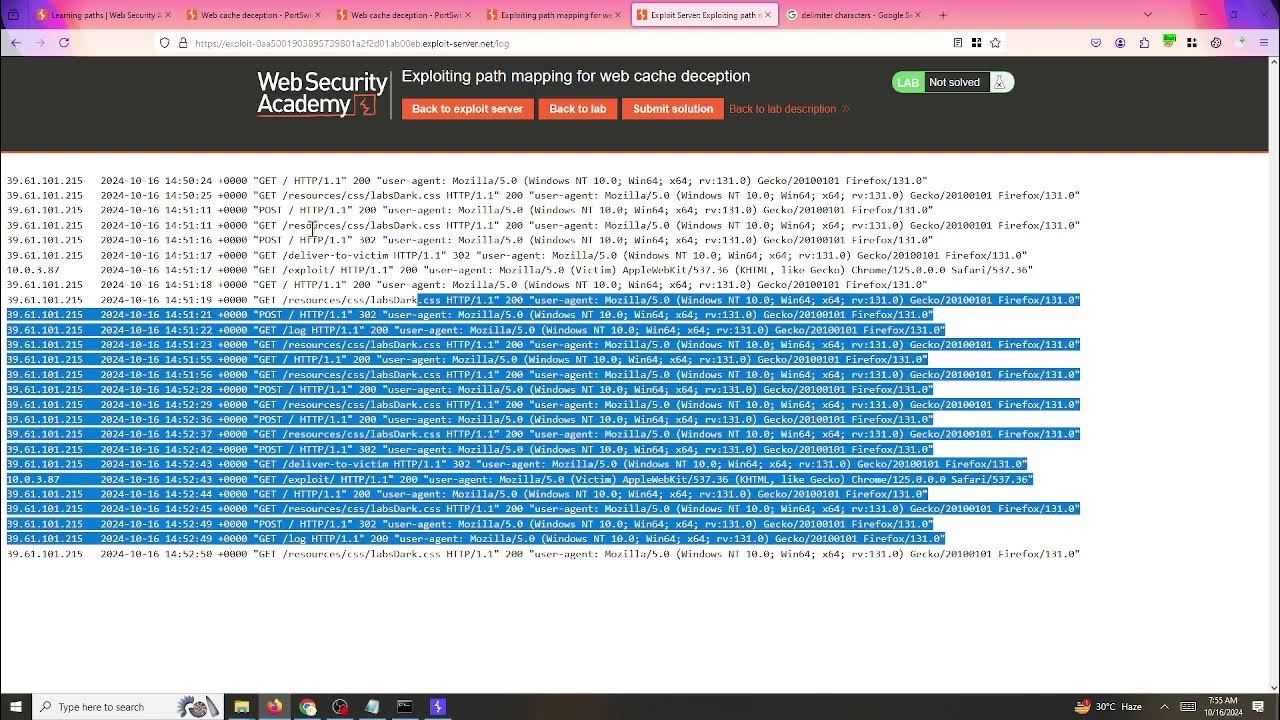 Web cache poisoning vulnerability day1 part 5th - YouTube