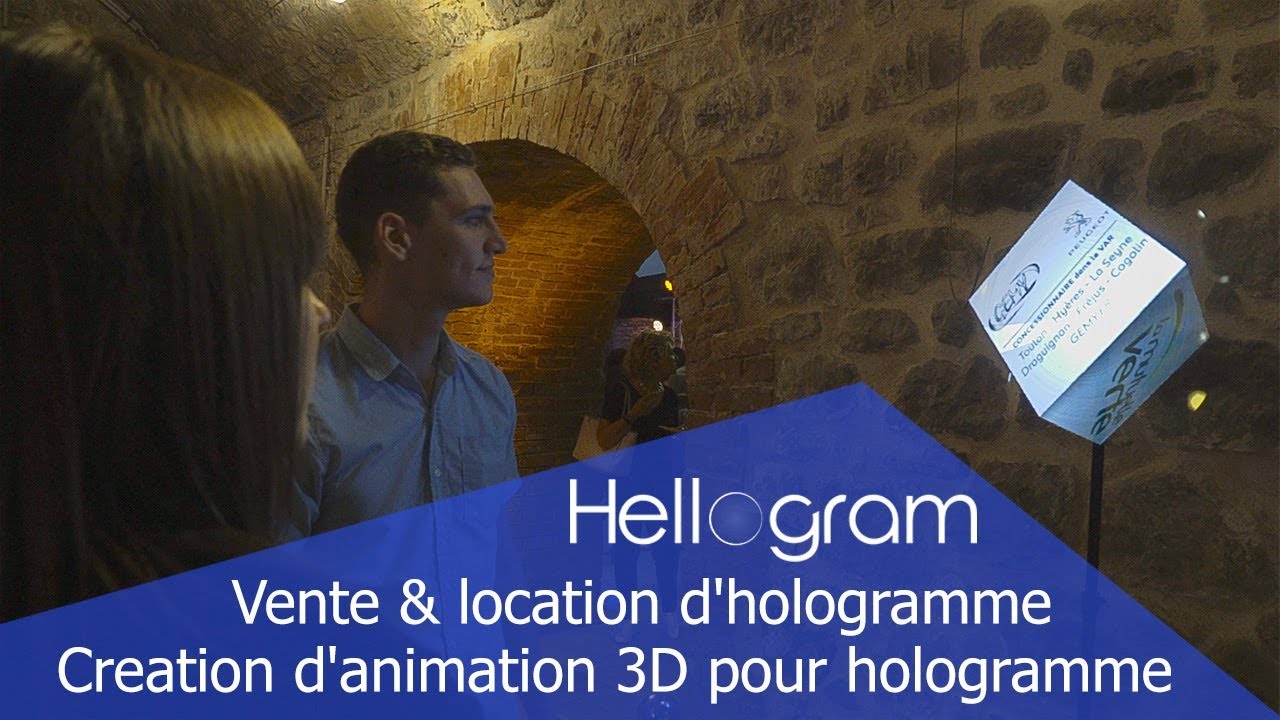 Hellogram | Hélice holographique | Vente et location d'hologramme ...