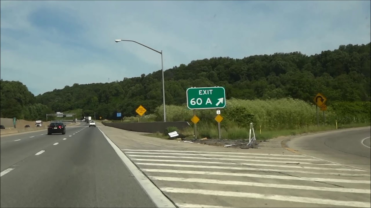 Interstate 78 Pennsylvania (exits 71 to 54) Westbound - YouTube