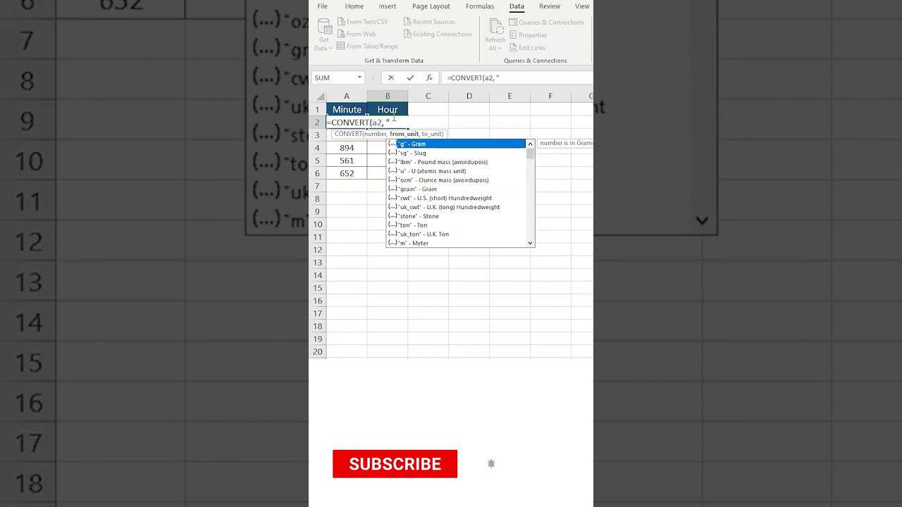 How To Convert Minutes To Hours In Excel Time Conversion In Excel How To Convert Minutes To Hours In Excel Time Conversion In Excel