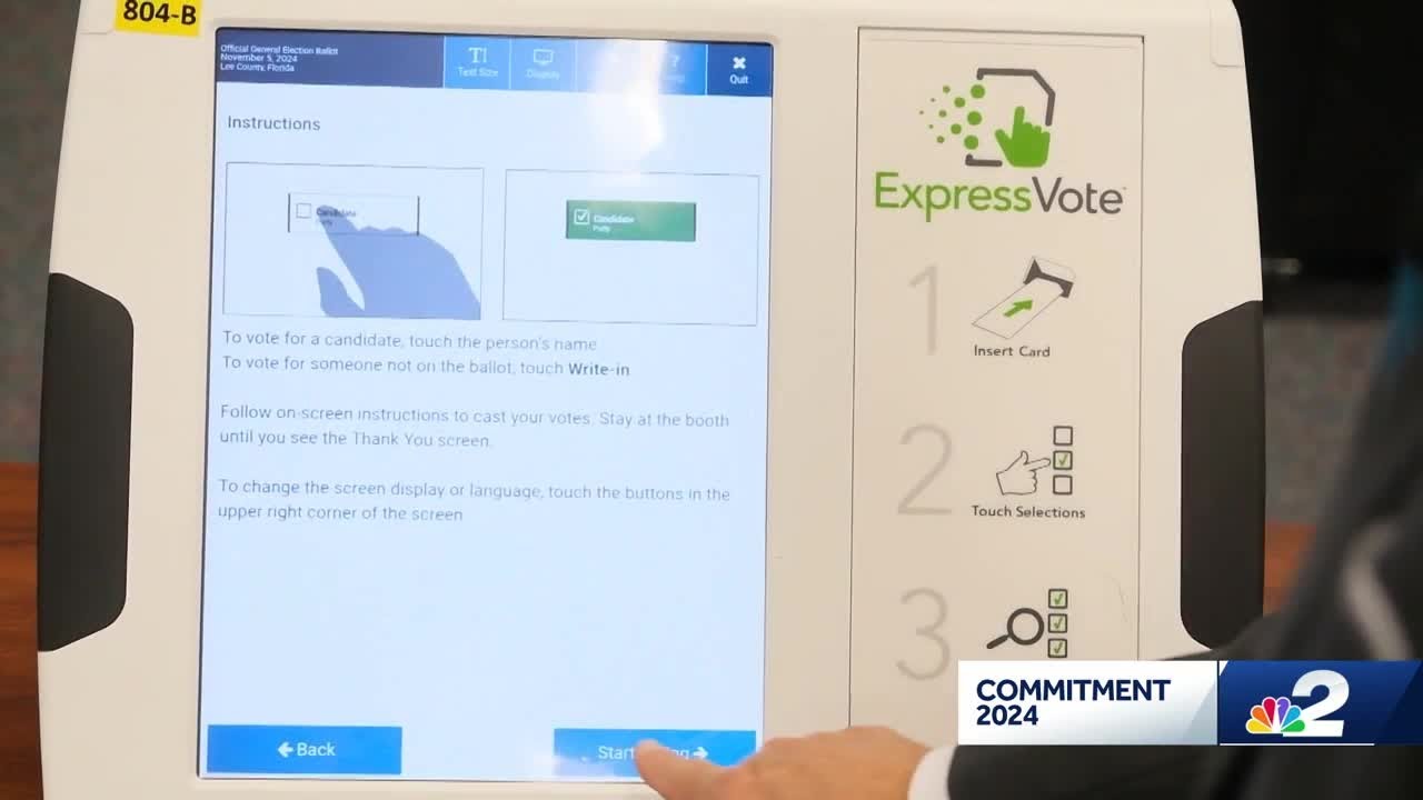 Claims of Florida voting machines not working properly debunked - YouTube