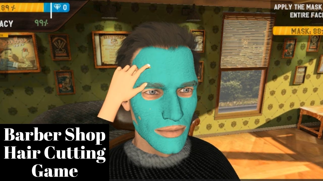 Barber Shop Hair Cutting Game Android Gameplay - YouTube